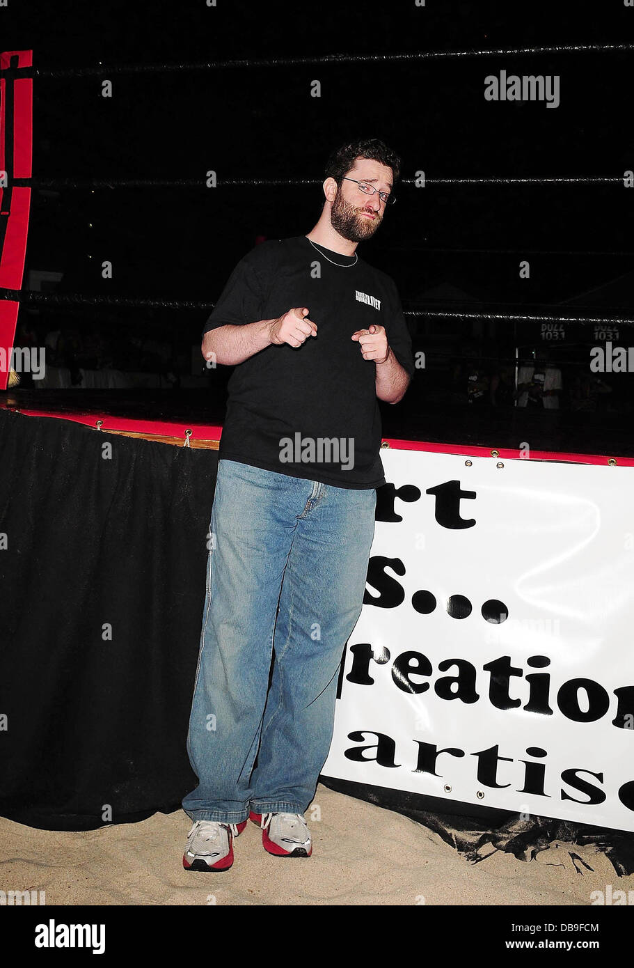 Dustin "Screech" Diamond at the Celebrity Boxing Match featuring ...