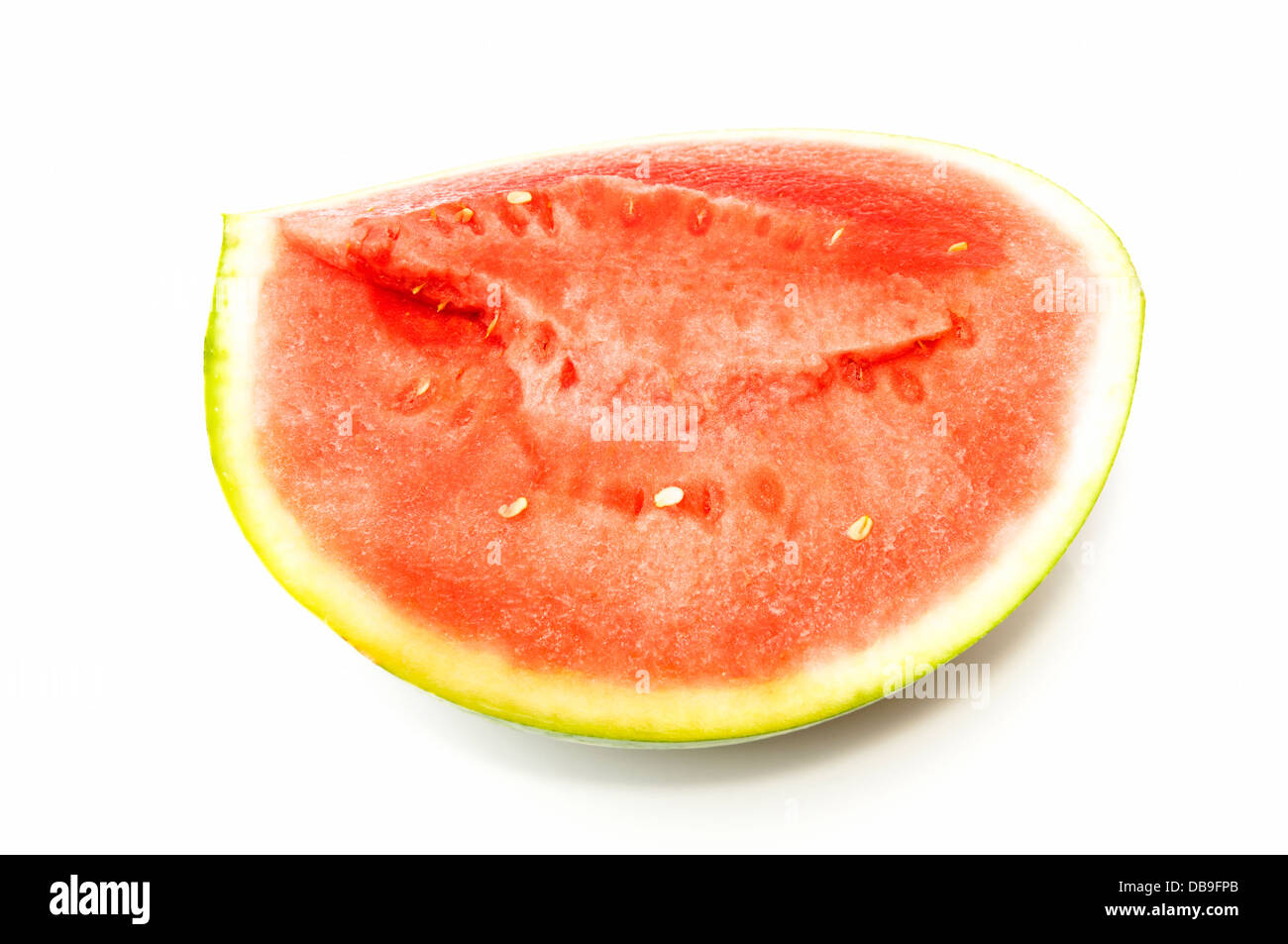 slice of watermelon on a white background Stock Photo - Alamy