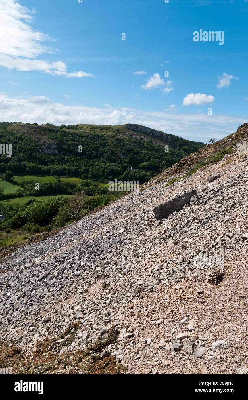 Rhyd y foel in North Wales view of Pen y Corddyn Mawr hill, site of a ...