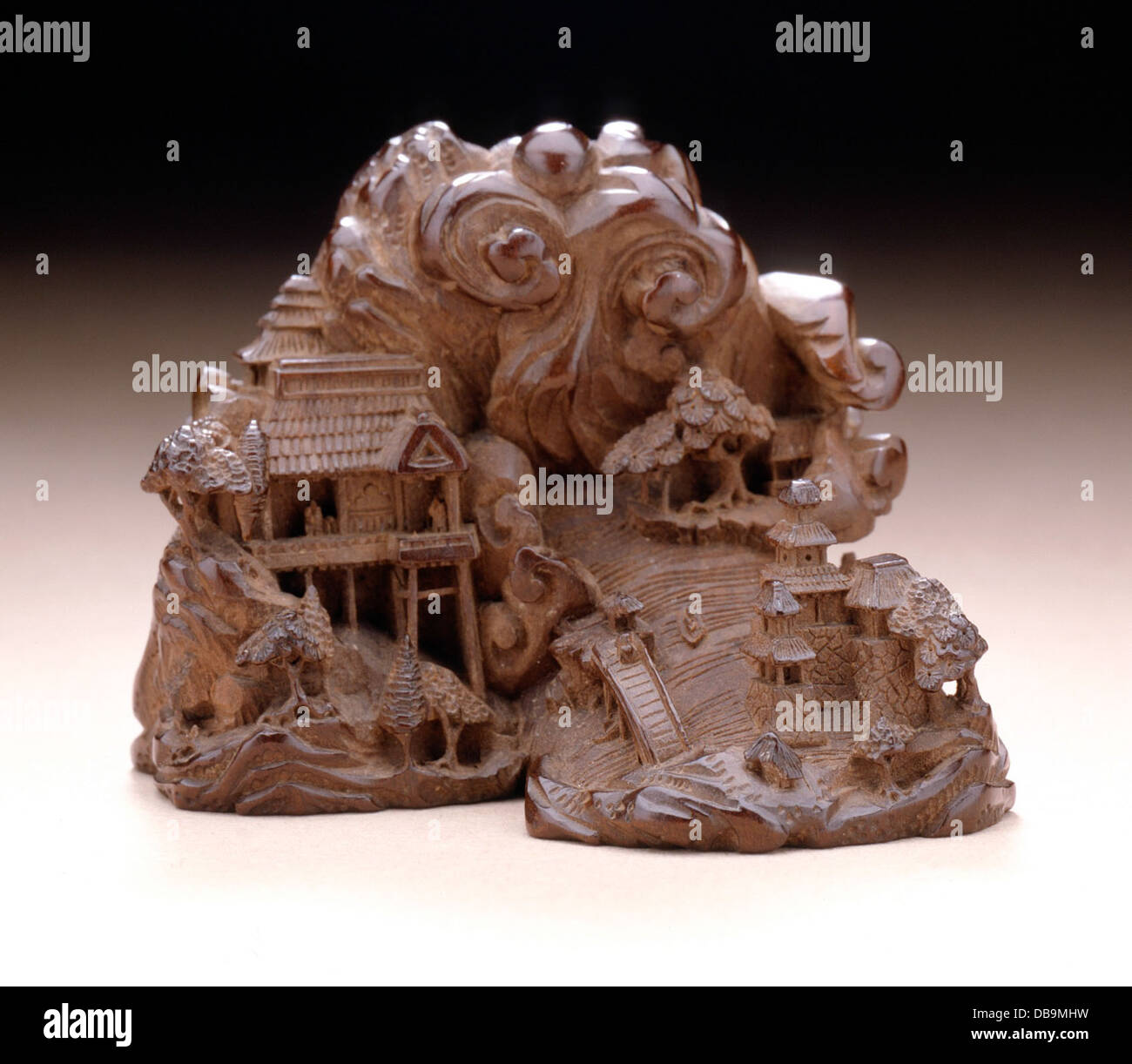 This artwork, part of the LACMA collection, depicts architectural ...