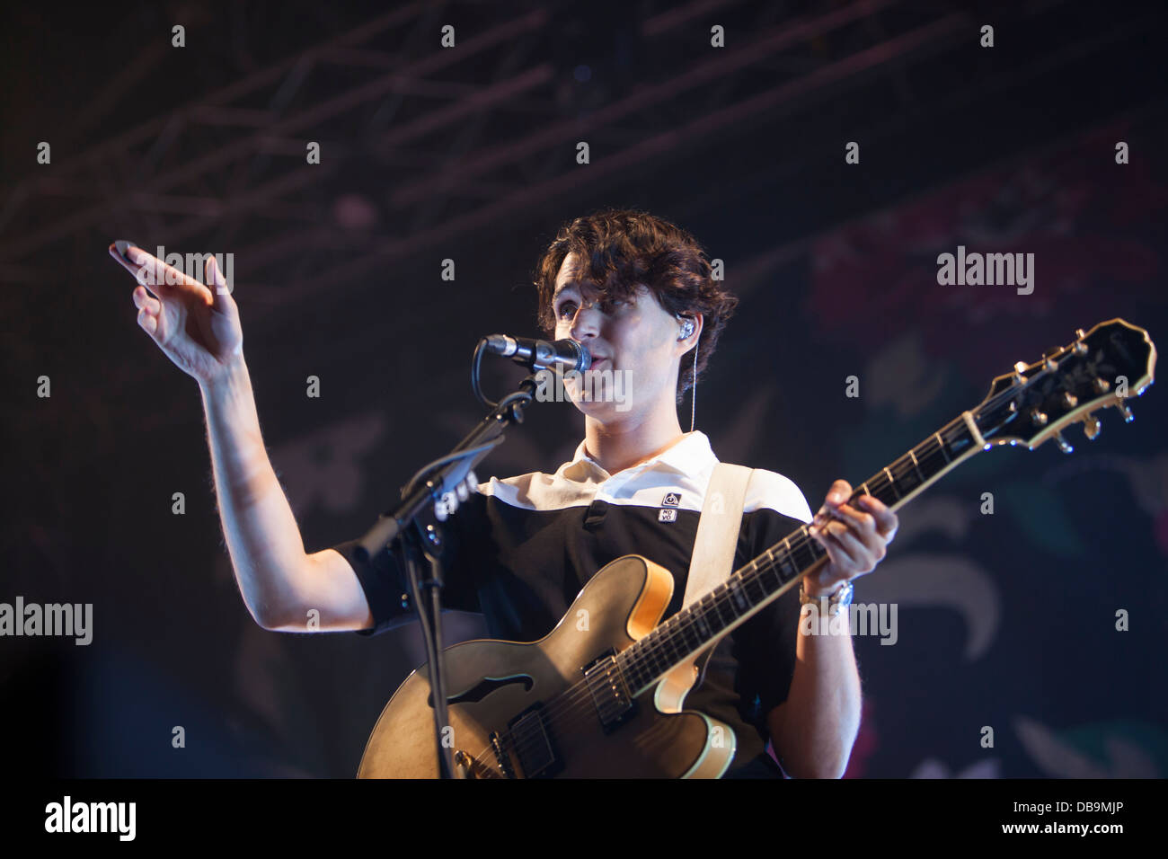 Vampire Weekend performing at the Optimus Alive festival 2013, Lisbon ...