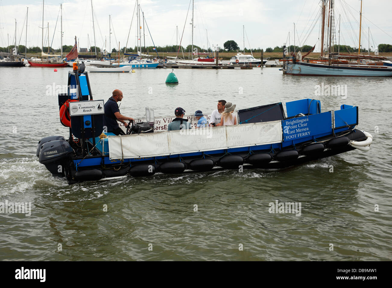 Brightlingsea foot ferry Stock Photo - Alamy