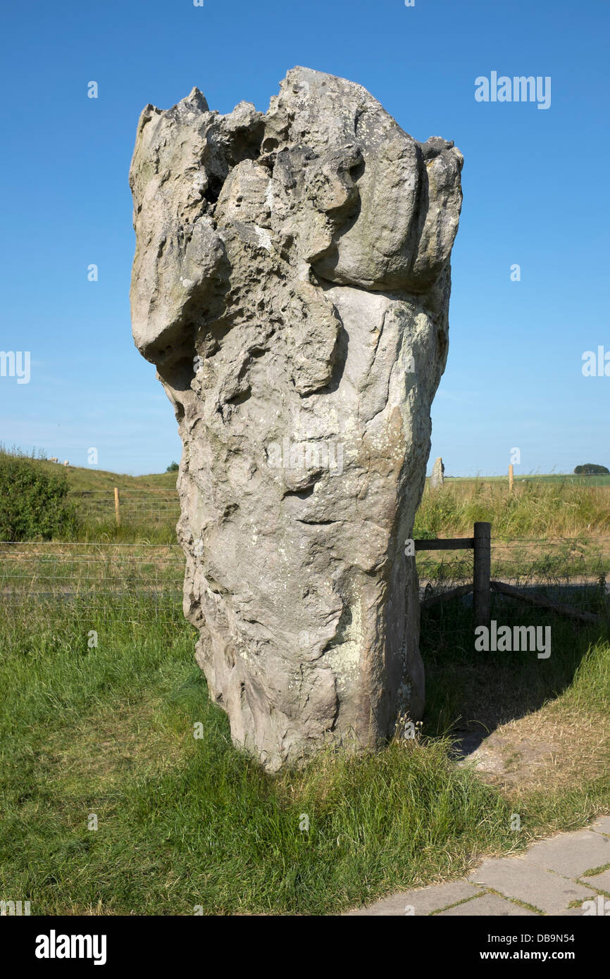 The Swindon Stone at Avebury Stone Circle Stock Photo - Alamy