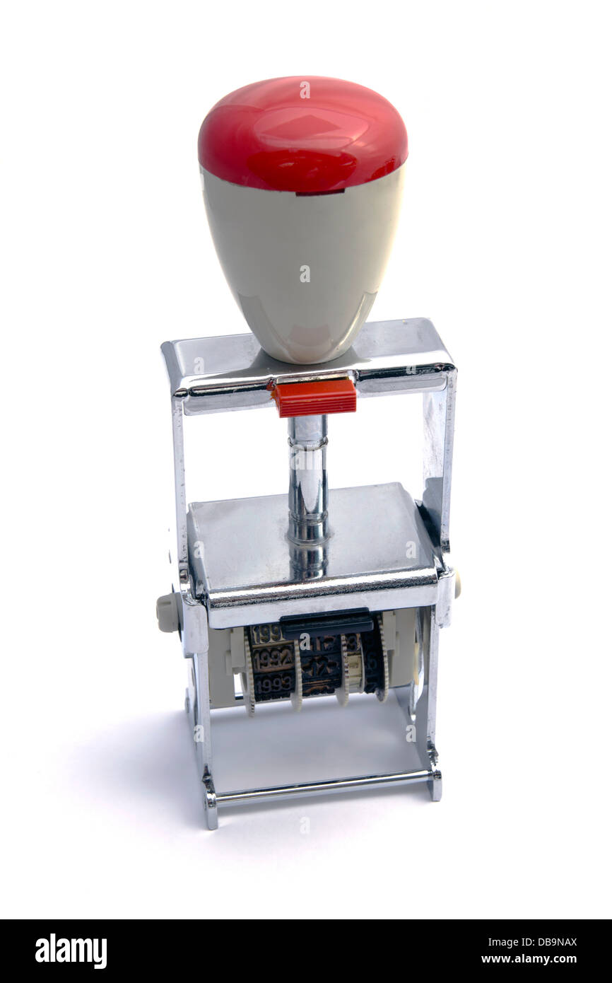 Old rubber stamp isolated on white background Stock Photo - Alamy