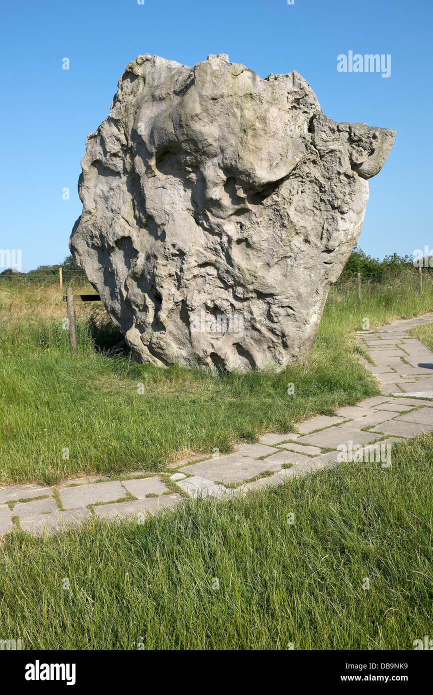 The Swindon Stone at Avebury Stone Circle Stock Photo - Alamy