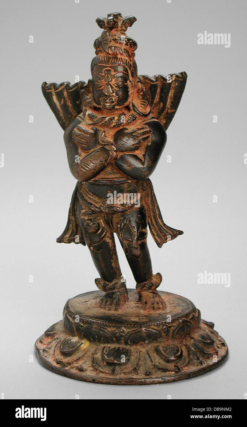 This figure of Vajra Purusha, representing a personified thunderbolt ...