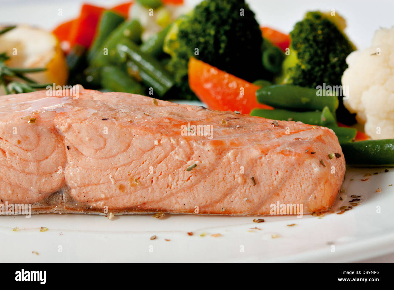 pieces of fish closeup Stock Photo - Alamy