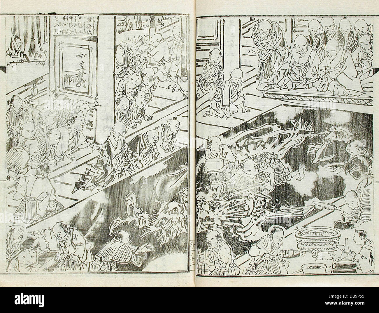 This set of pictorial accounts presents a visual narrative, capturing ...