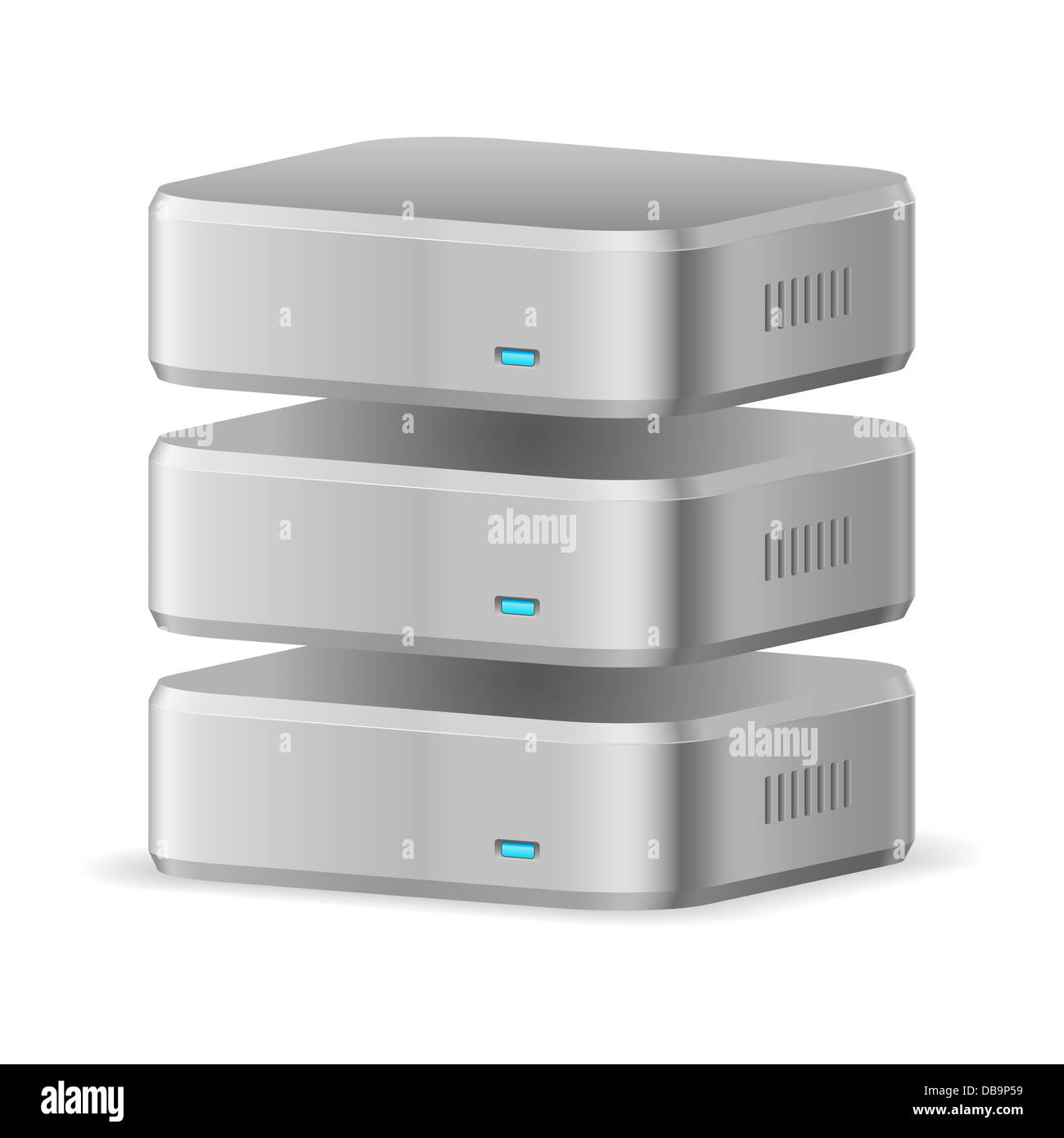 Database icon. Illustration on white background for design Stock Photo ...