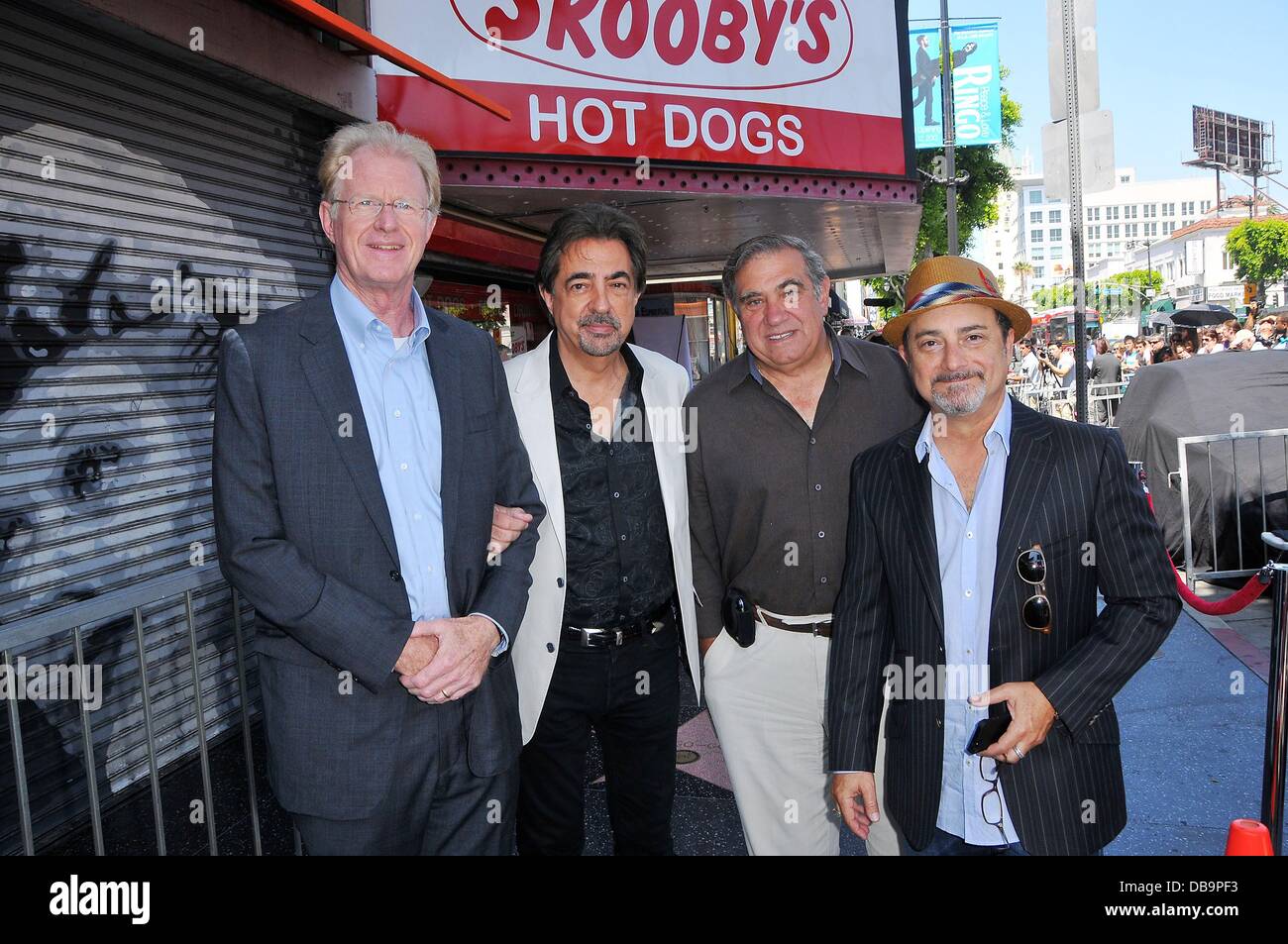 Ed Begley Jr., Joe Mantegna, Dan Lauria, Kevin Pollak at the induction ...