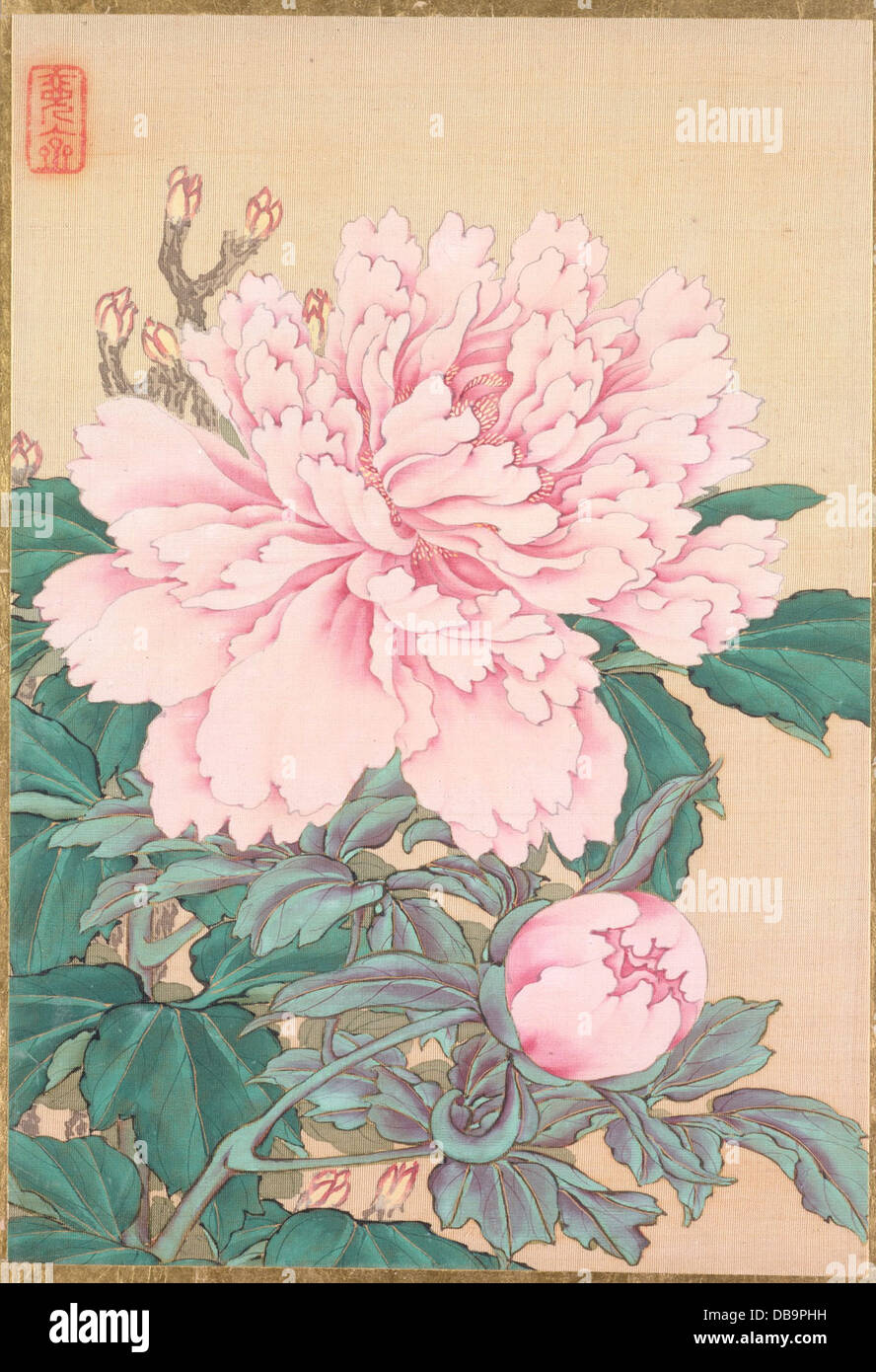 This series of images portrays flowers and birds, exemplifying the ...