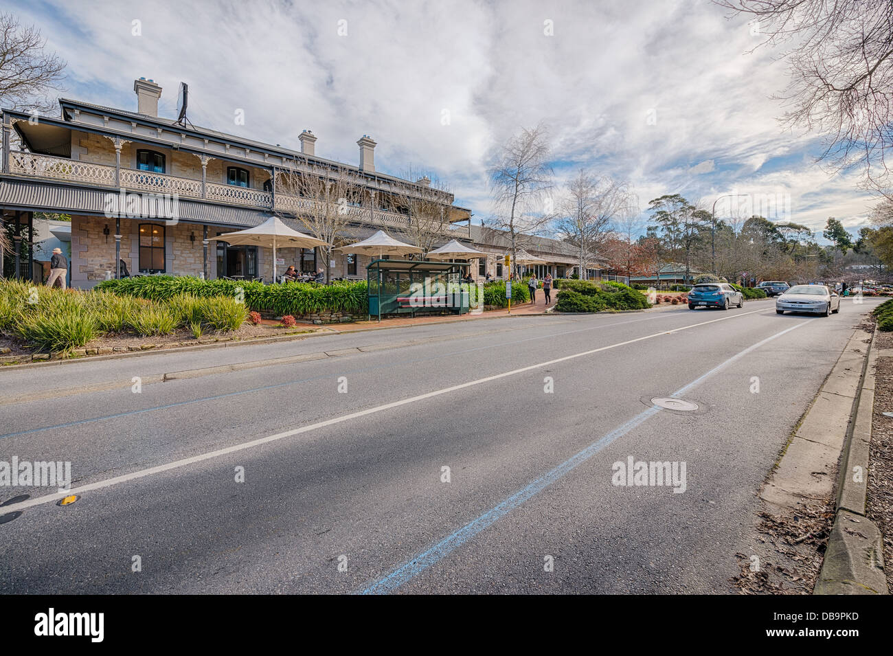 The Stirling Hotel in the main street of Stirling South Australia Stock ...
