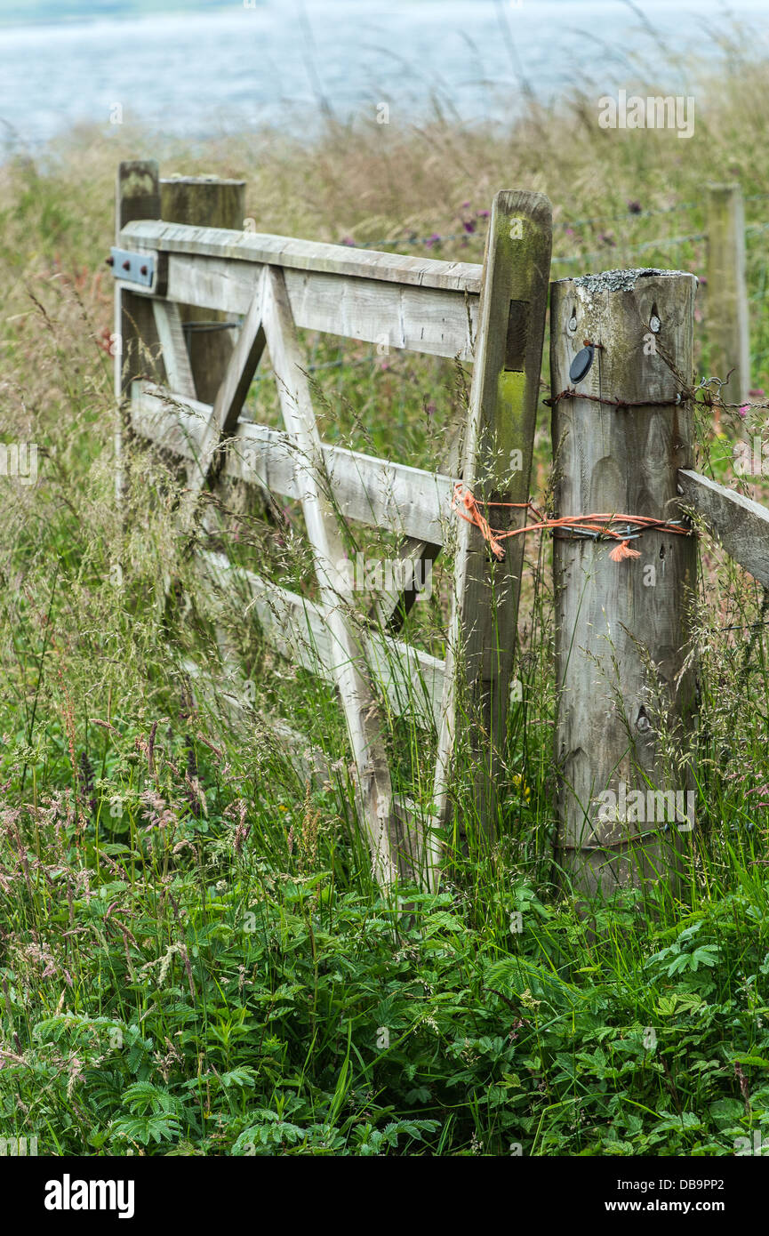 Broken wooden gate hi-res stock photography and images - Alamy
