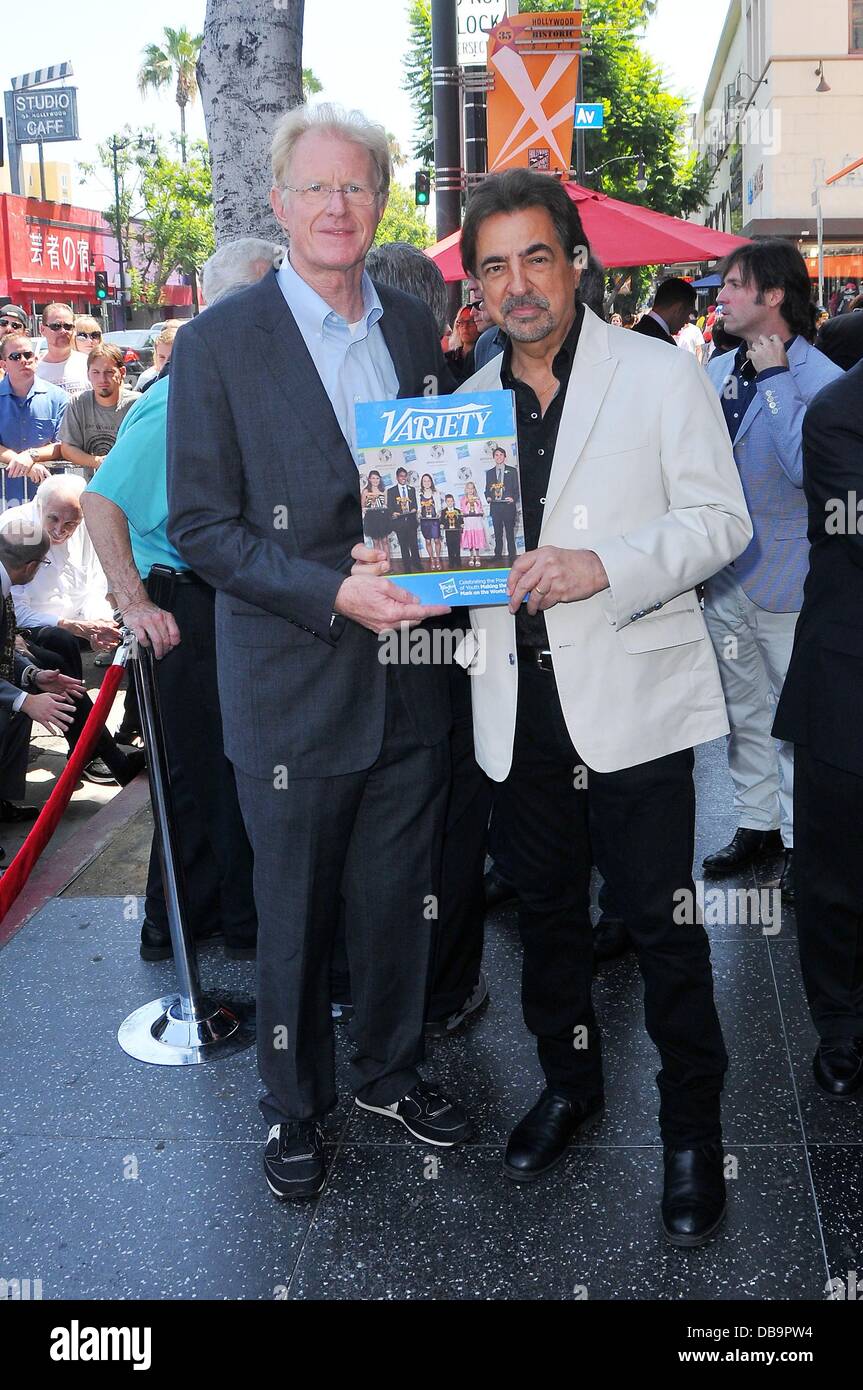 Ed Begley Jr., Joe Mantegna at the induction ceremony for Peter Falk ...