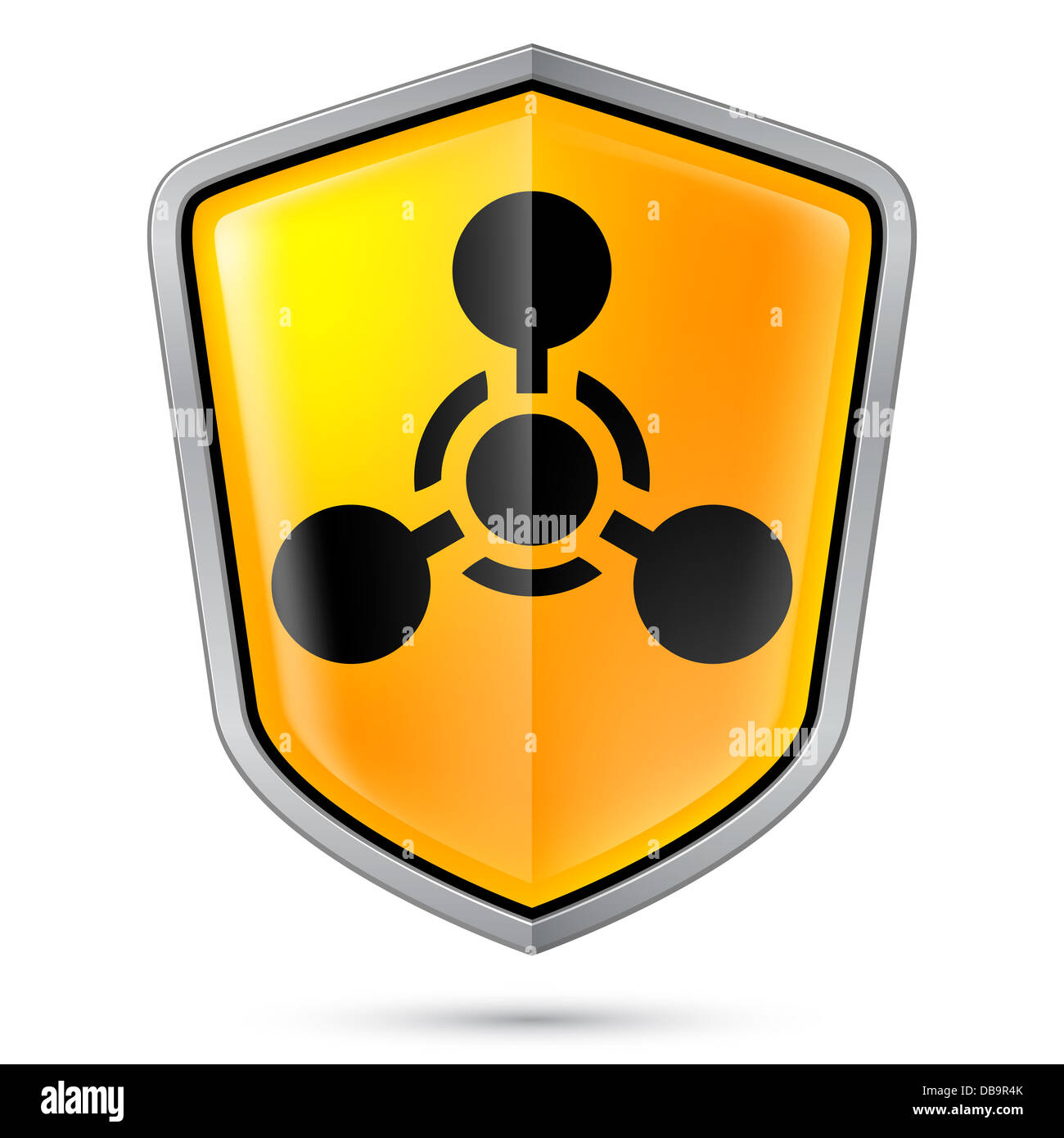 Set Of Chemical Weapon Symbols Stock Illustration