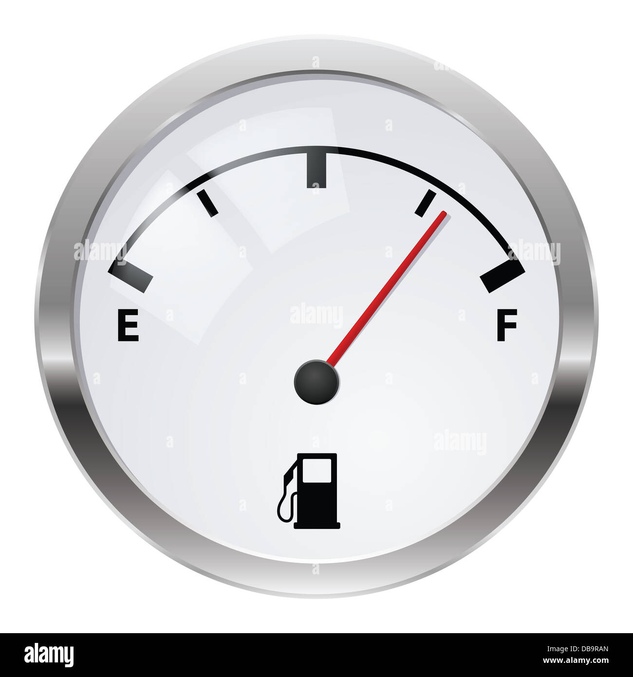 Fuel indicator. Illustration on white background for design Stock Photo ...