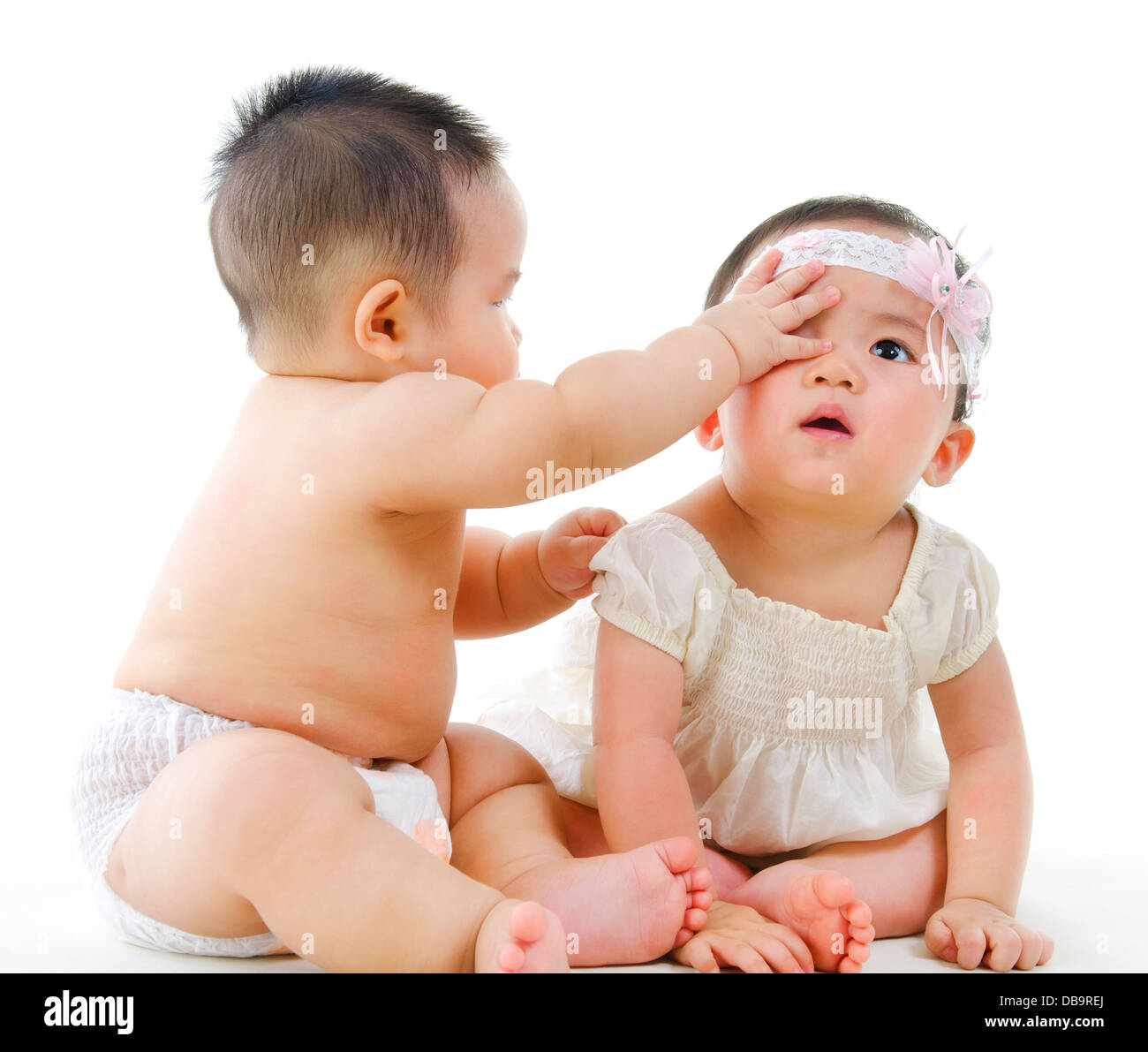 Twins korean hi-res stock photography and images - Alamy