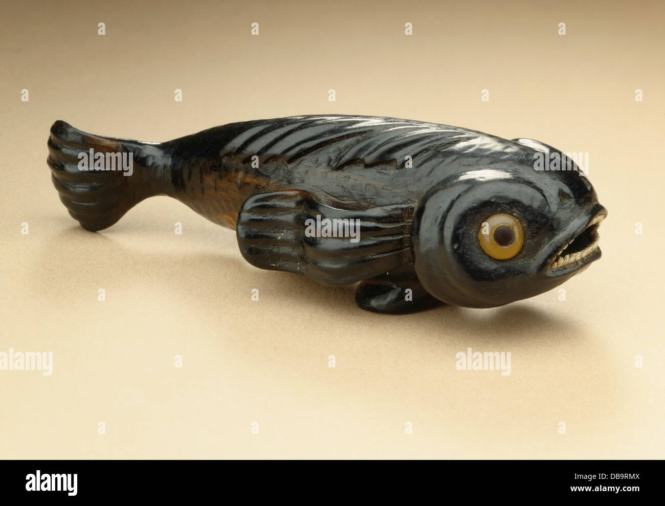 This artwork depicts a pilot fish, a species known for its symbiotic ...