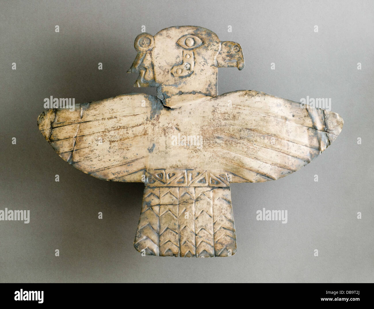 This plaque, shaped like a condor, is a representation of the powerful ...