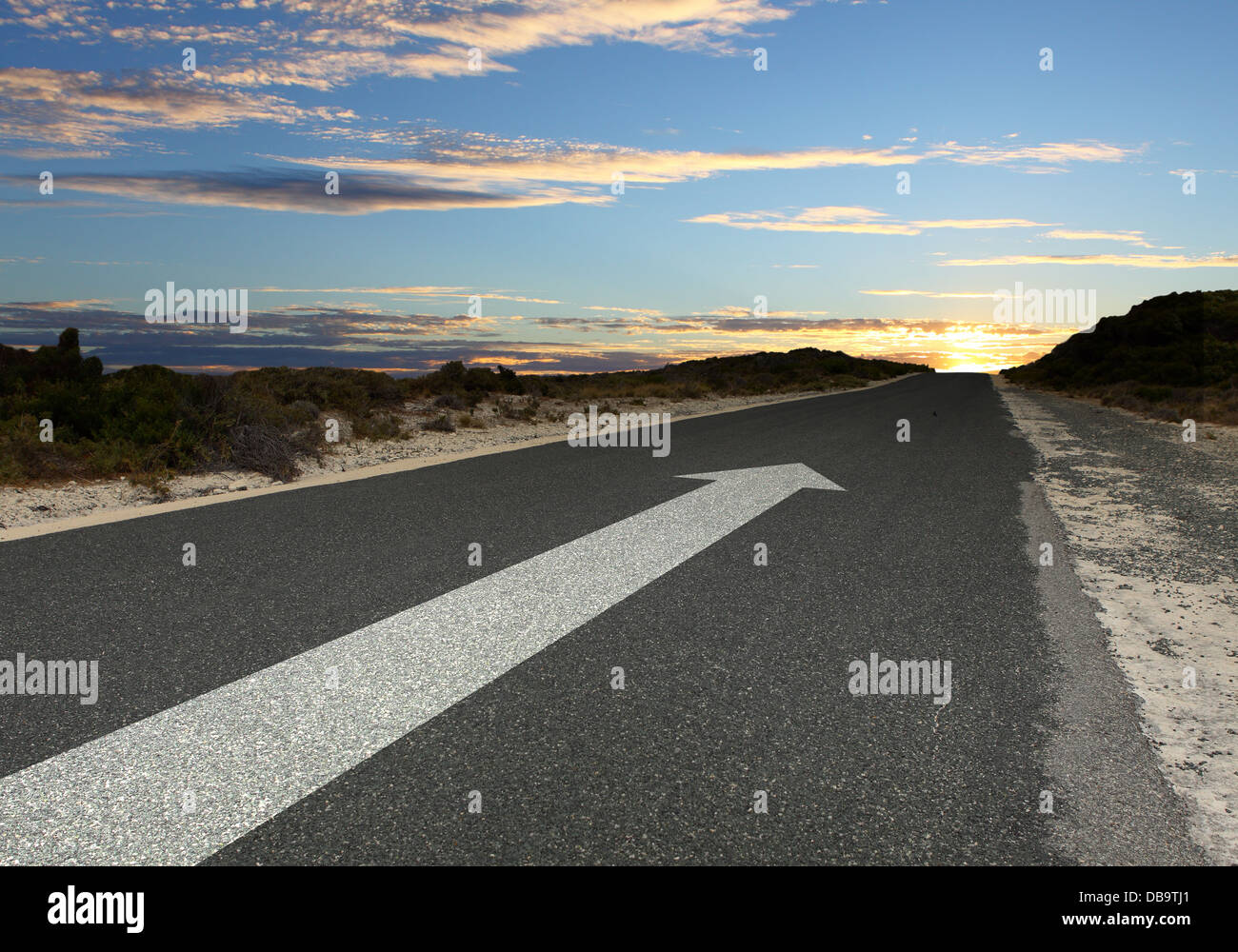 Start Straight for sun Stock Photo - Alamy