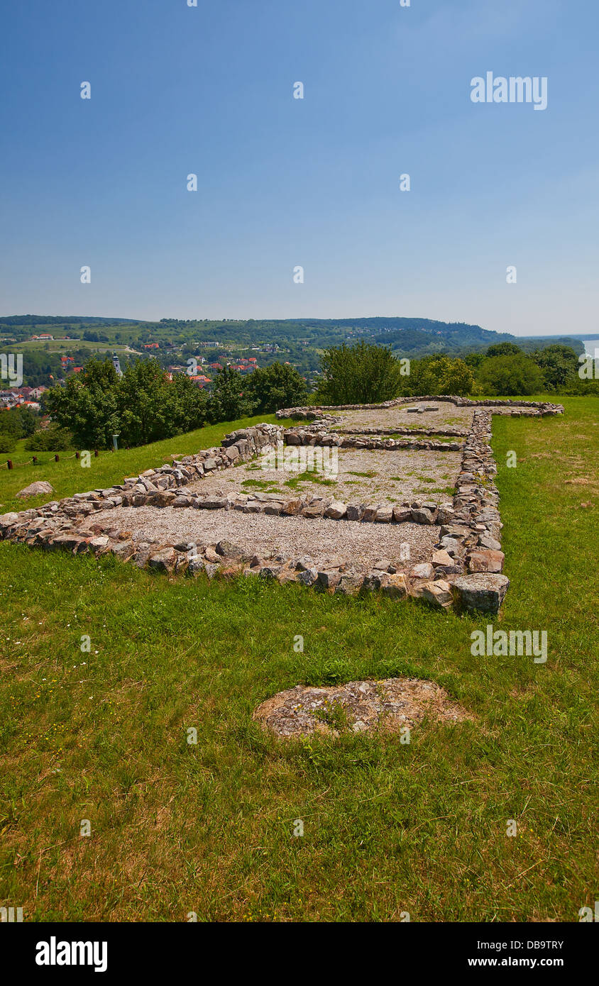 Remains of the foundation of Great Moravian Church (circa IX c.) in ...