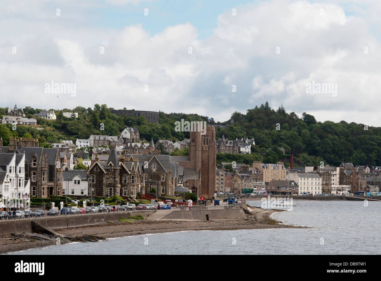 Oban bay and views of the town Stock Photo - Alamy