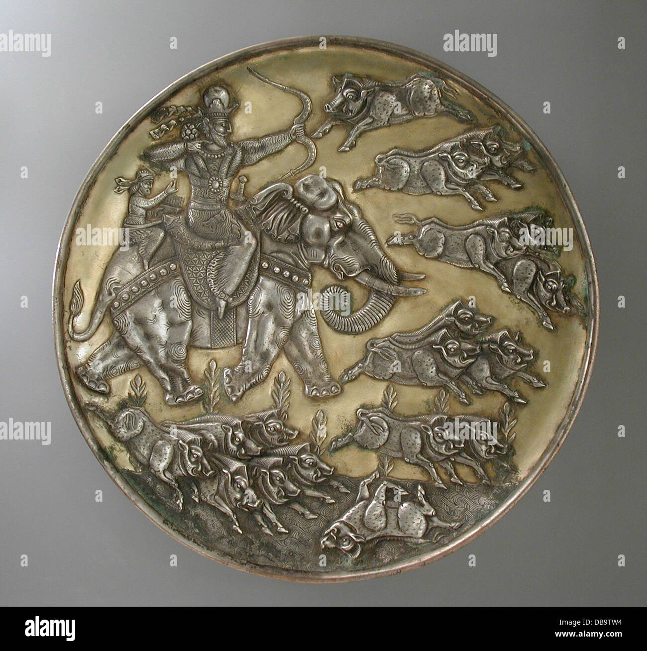 A decorative plate from the Ancient Near East, showcasing intricate ...
