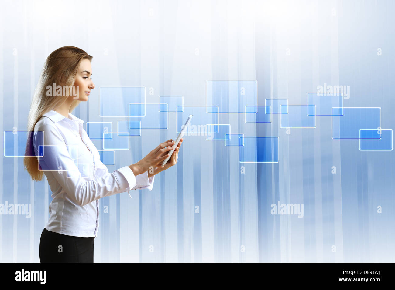 Business person and finance related background Stock Photo - Alamy