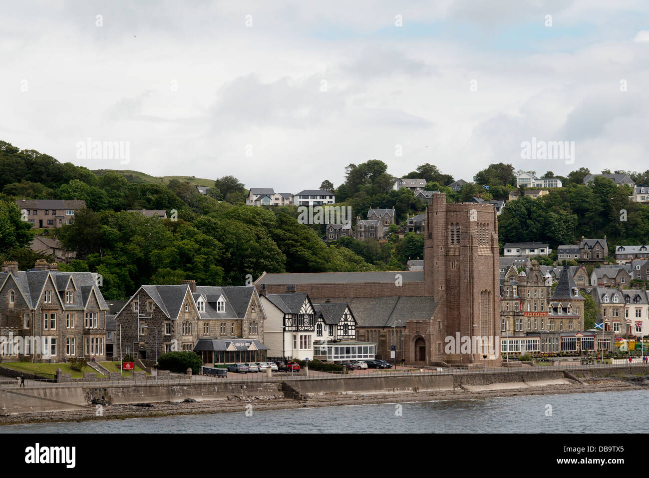Oban bay and views of the town Stock Photo - Alamy