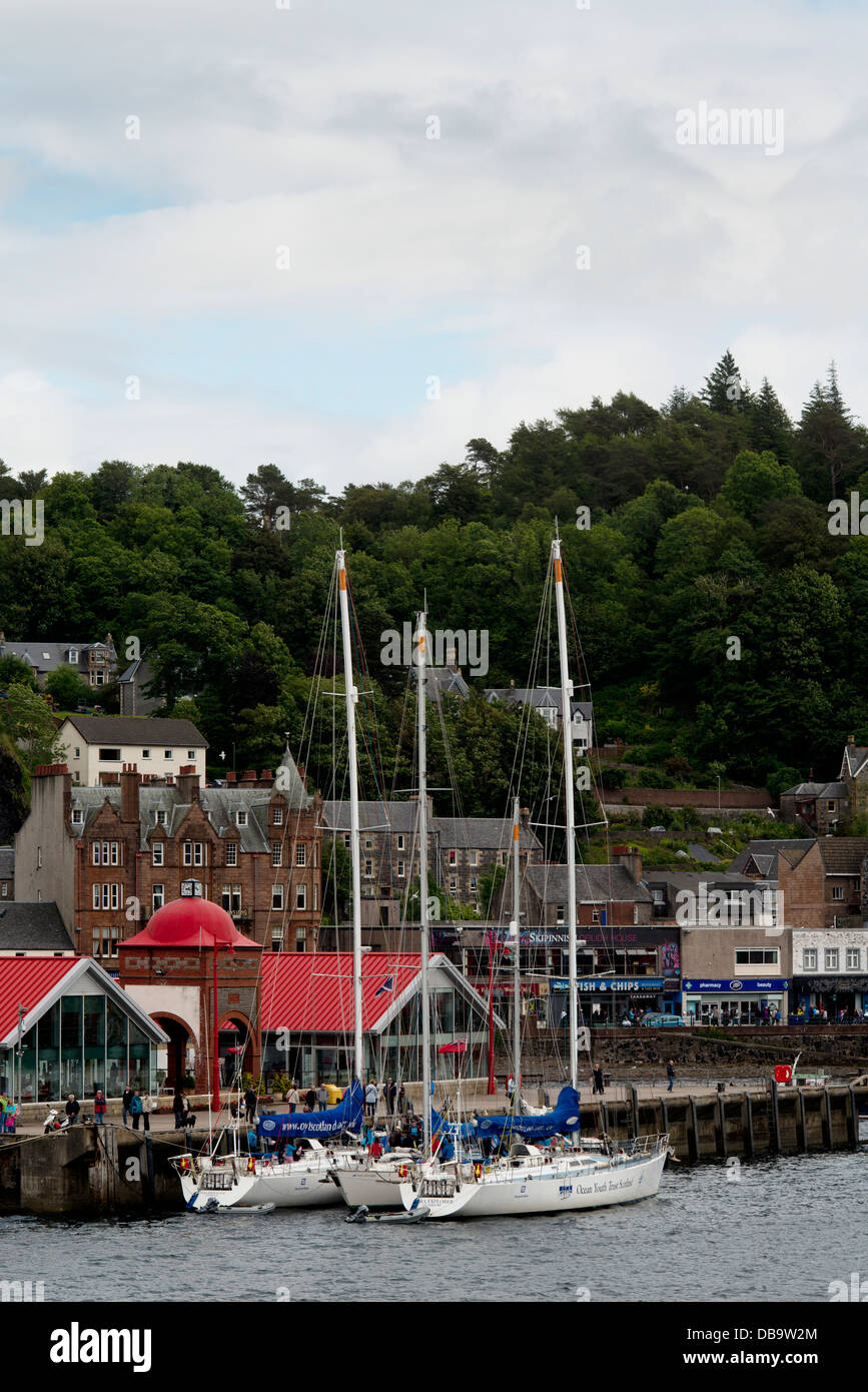 Oban bay and views of the town Stock Photo - Alamy
