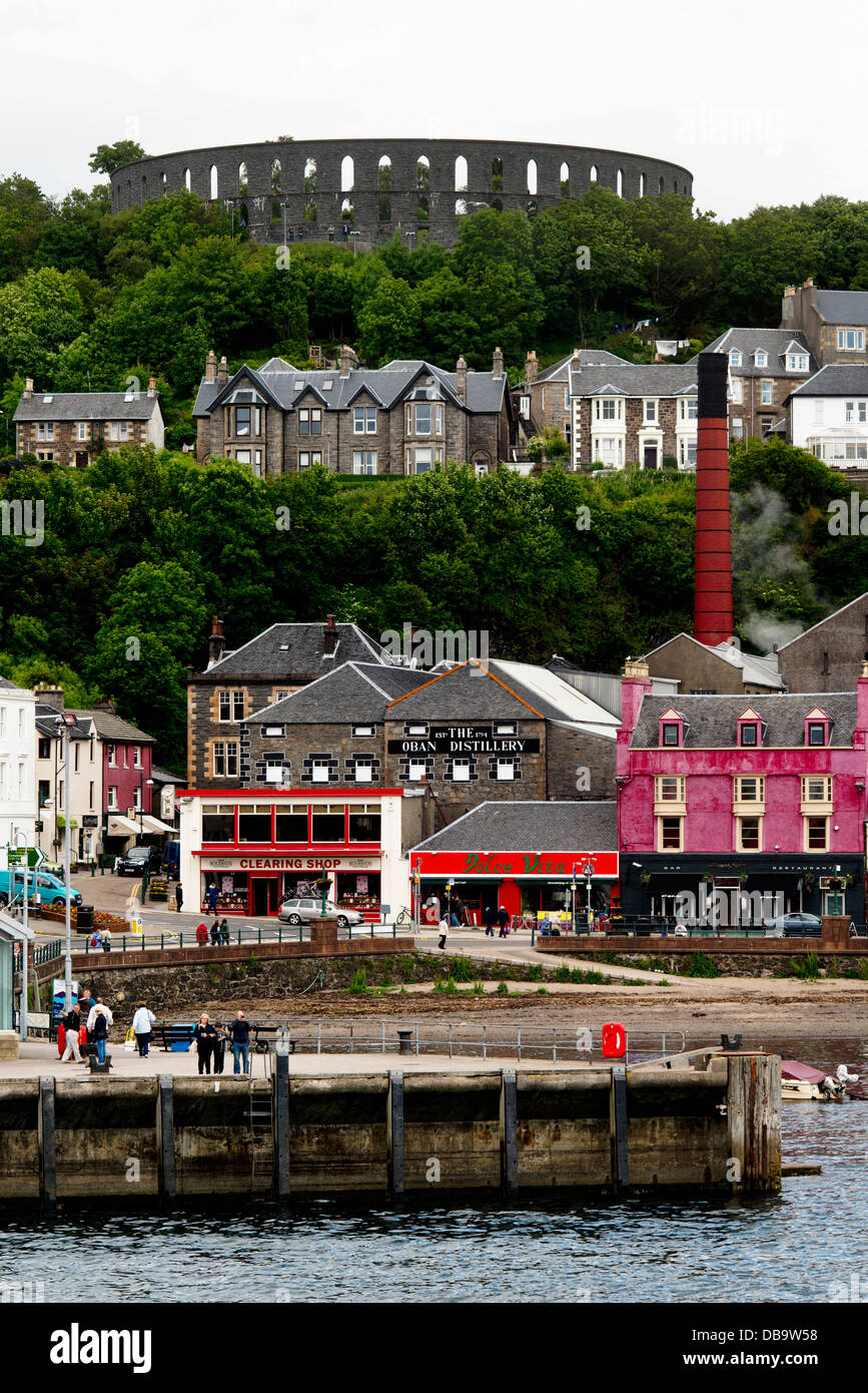 Oban bay and views of the town Stock Photo - Alamy