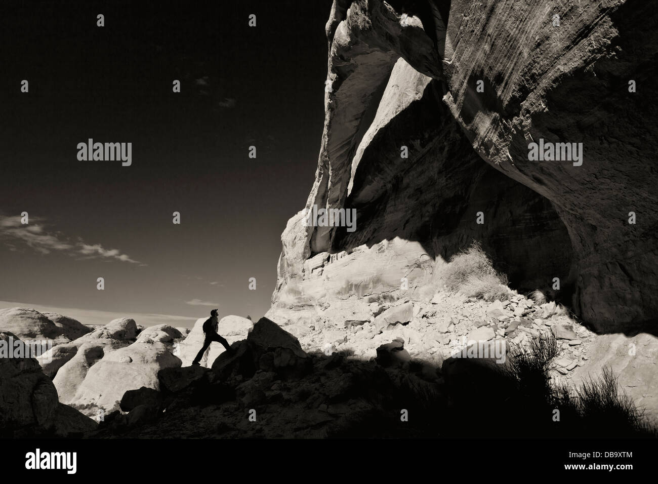 Eric Odenthal, Longbow Arch, Moab, Utah Stock Photo - Alamy