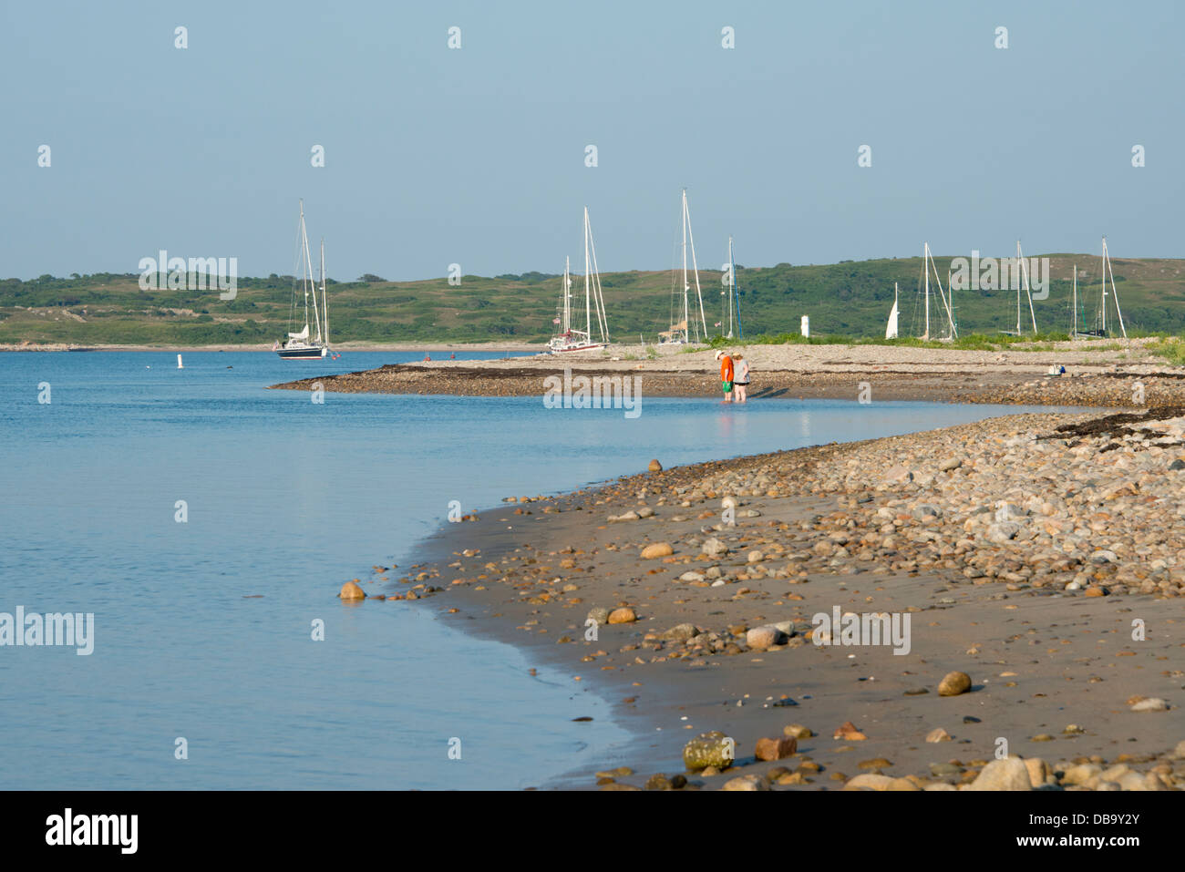 Massachusetts elizabeth islands cuttyhunk island hi-res stock ...