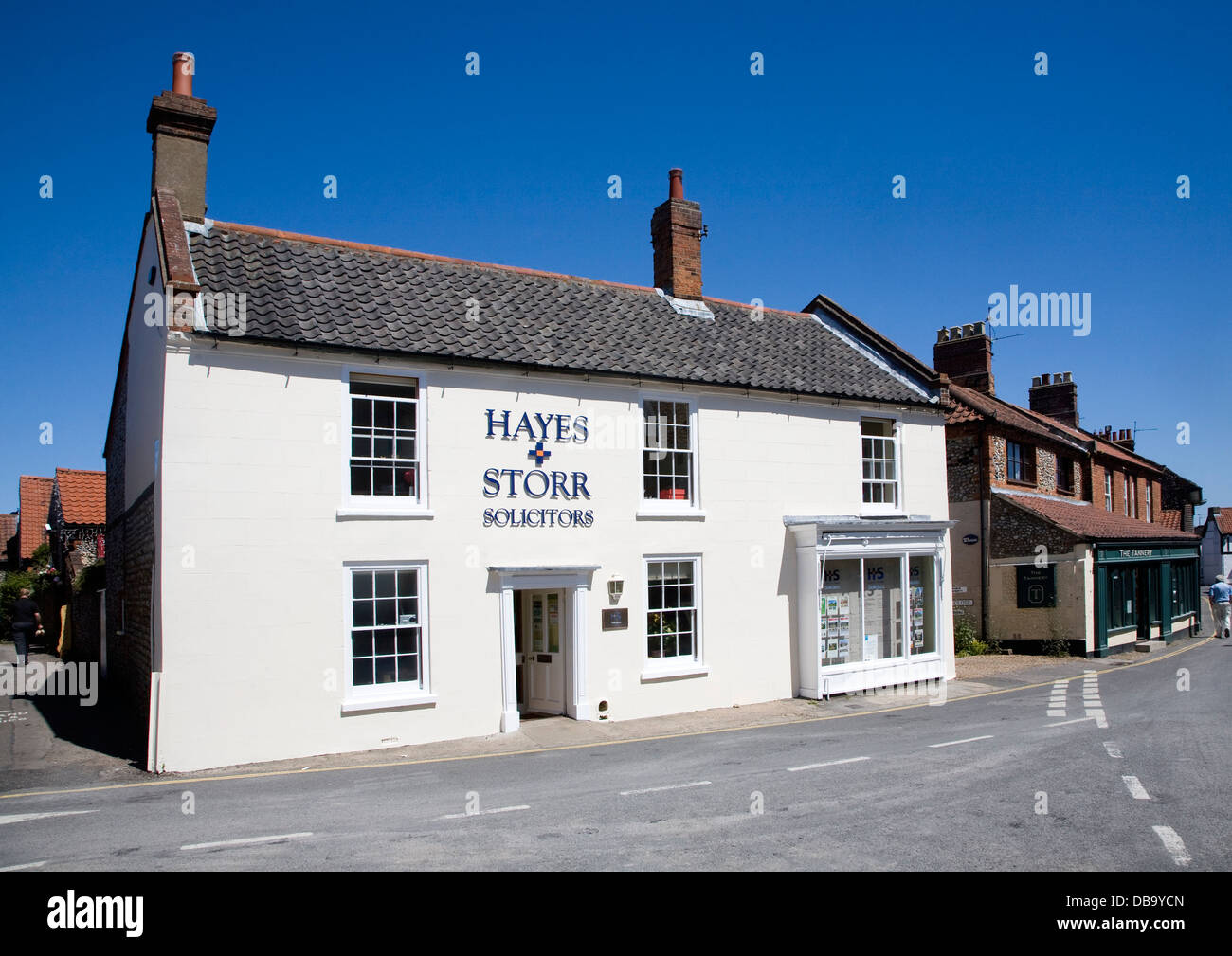 Historic buildings and shops Holt Norfolk England Stock Photo - Alamy