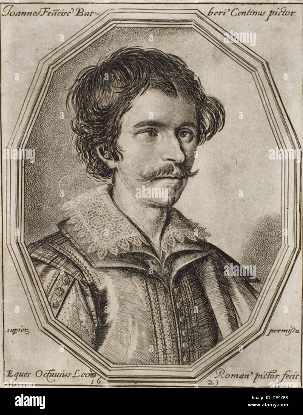 This portrait of Giovanni Francesco Barbieri, known as Guercino ...