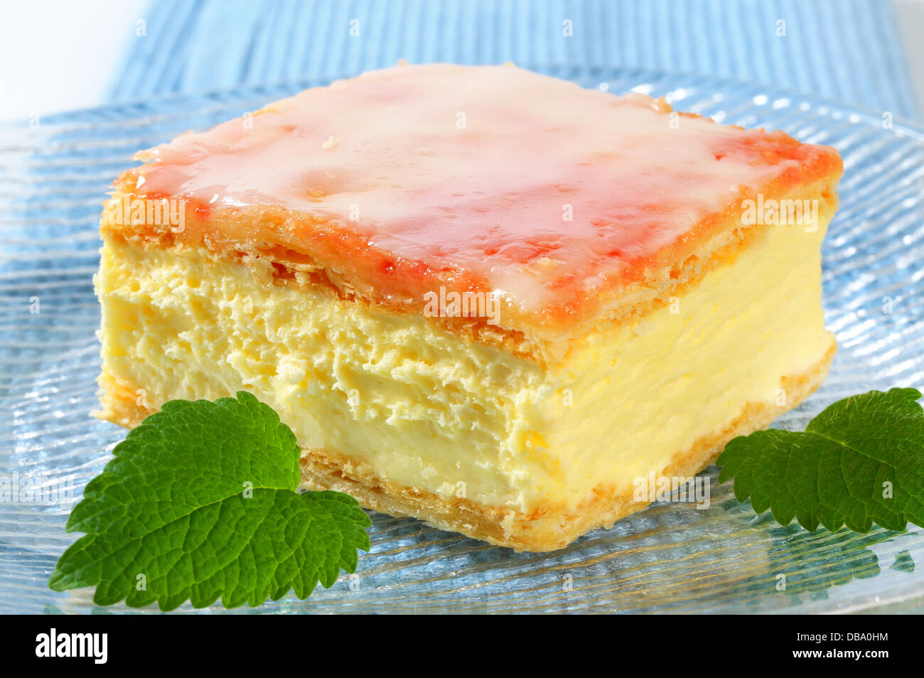 Custard (Vanilla) Slice Stock Photo - Alamy
