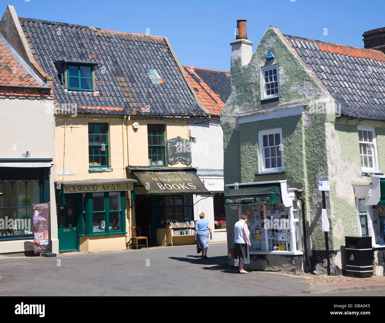 Historic buildings and shops Holt Norfolk England Stock Photo - Alamy