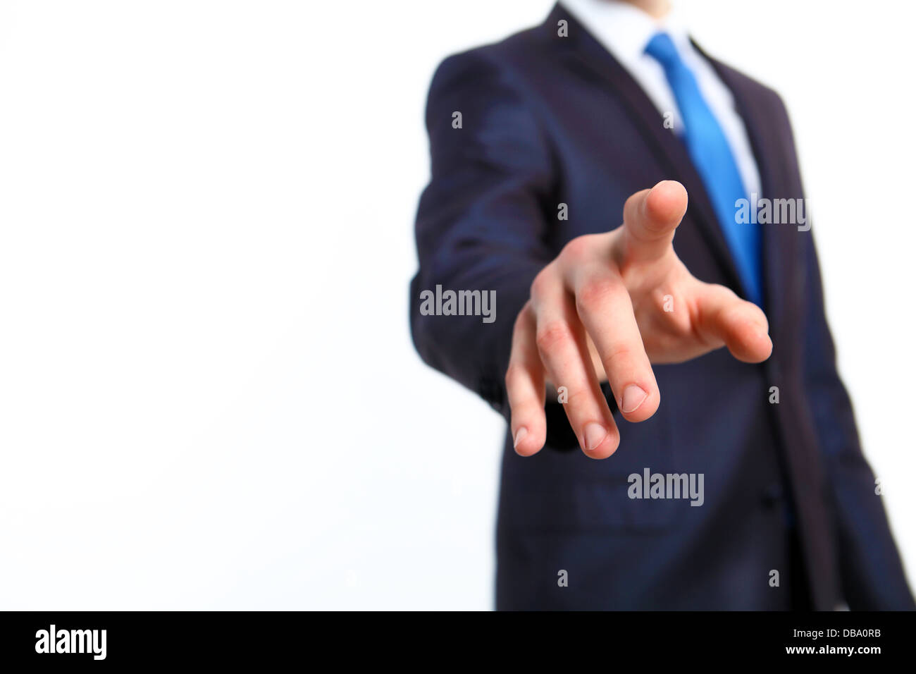 White man pushing buttons hi-res stock photography and images - Alamy
