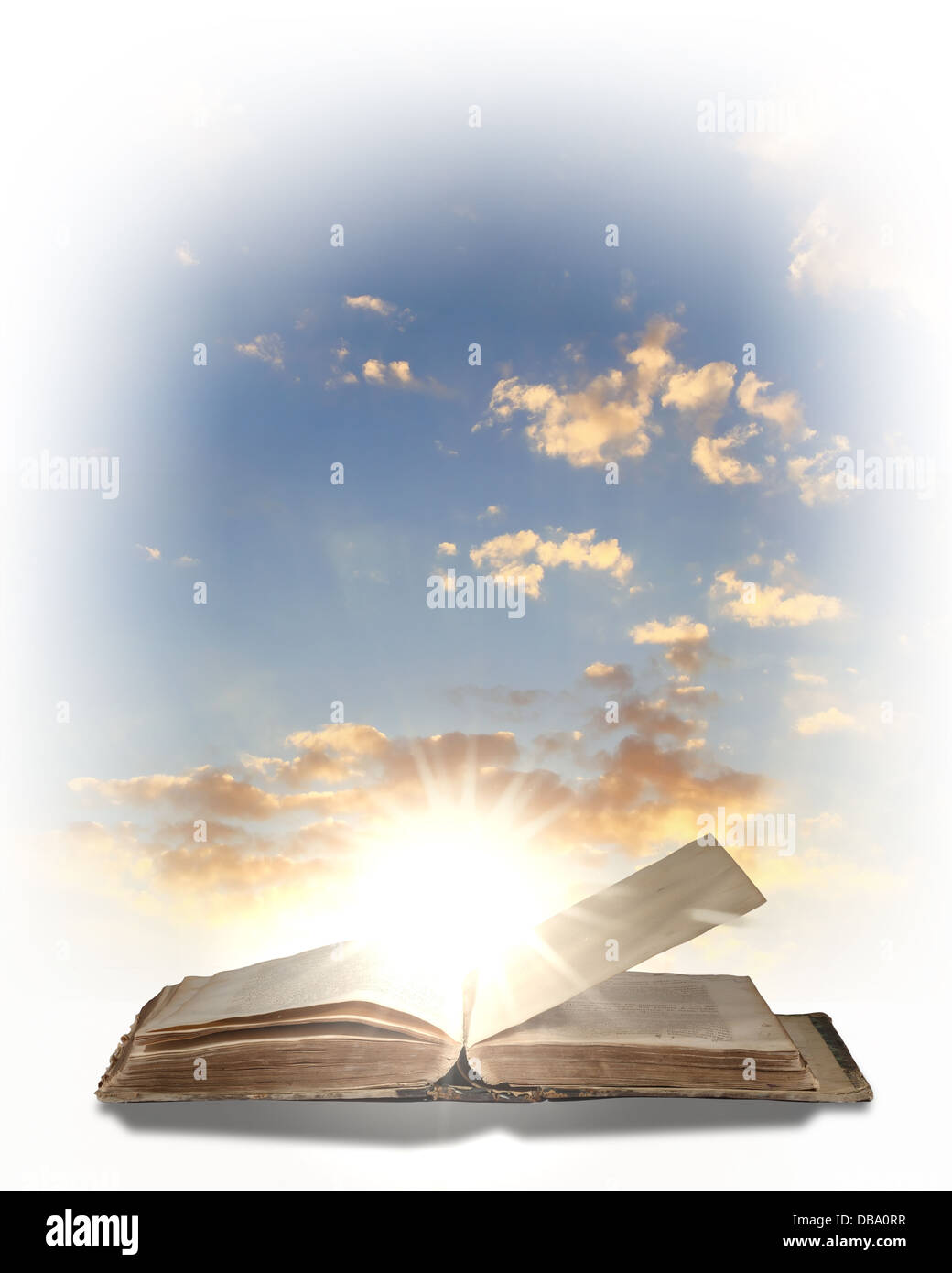 Magic book open fantasy Cut Out Stock Images & Pictures - Alamy