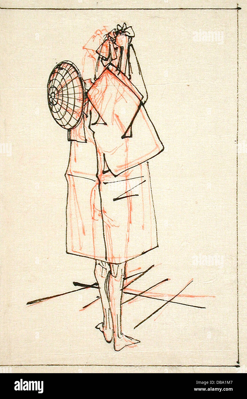 This preparatory drawing showcases the artist's initial concepts for a ...
