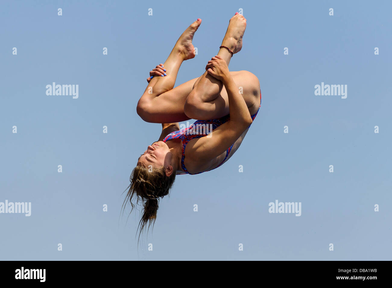 Barcelona, Spain. 26th July, 2013. Starling Hannah of Great Britain ...