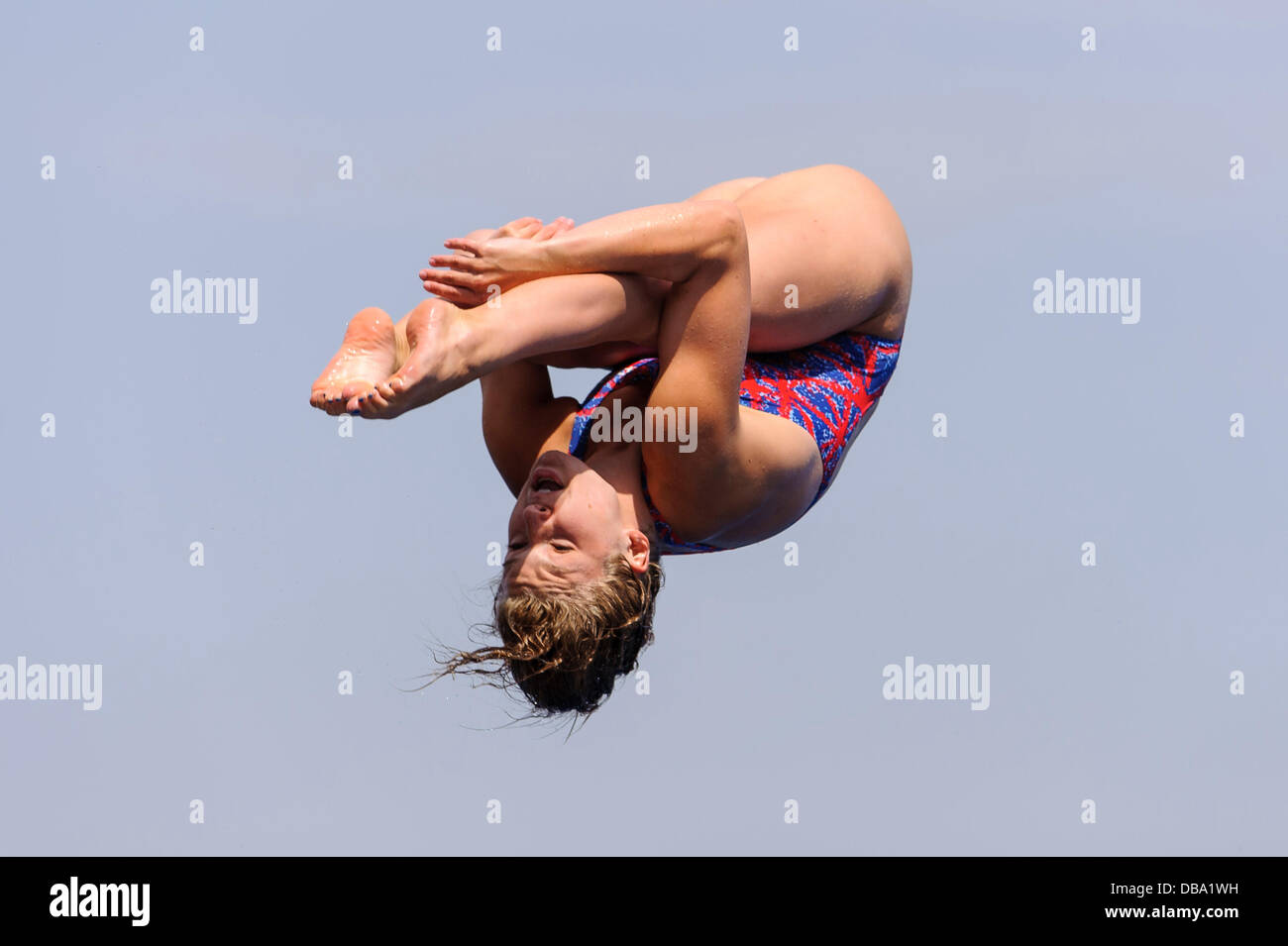Barcelona, Spain. 26th July, 2013. Starling Hannah of Great Britain ...