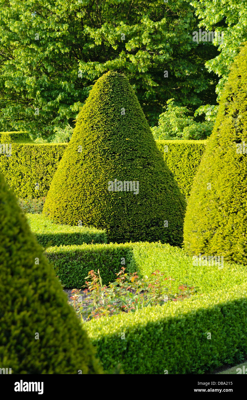 Clipped yew yews hedge topiary hi-res stock photography and images - Alamy