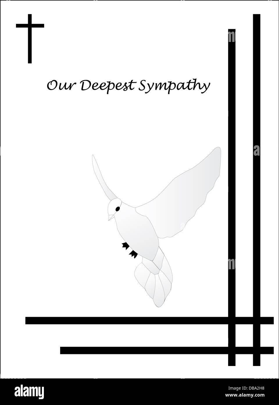 Condolence card Black and White Stock Photos & Images - Alamy