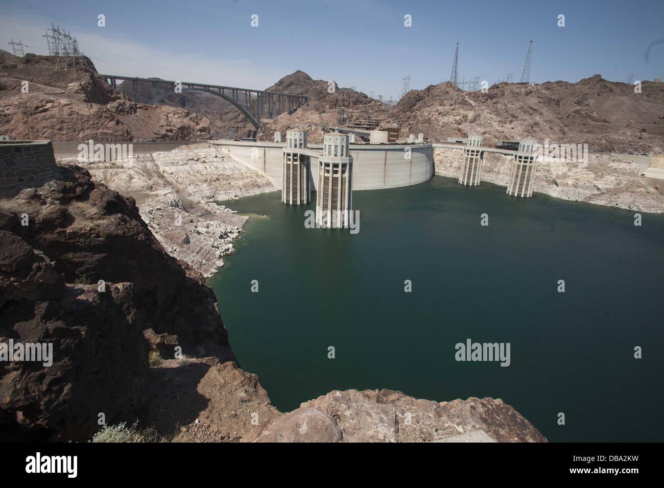 July 2, 2013 - Los Angeles, California, U.S - Hoover Dam, also known as ...