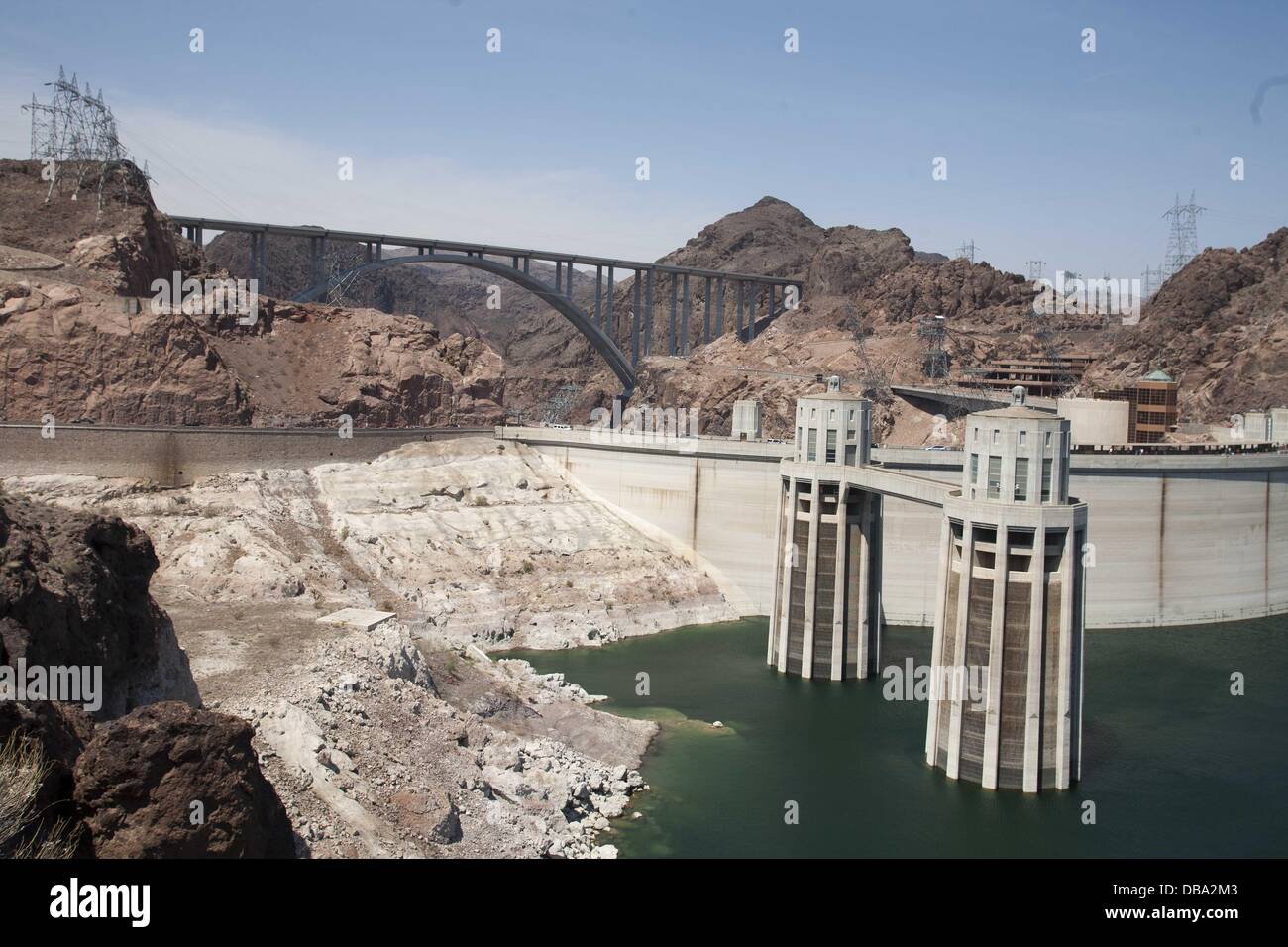 July 2, 2013 - Los Angeles, California, U.S - Hoover Dam, also known as ...