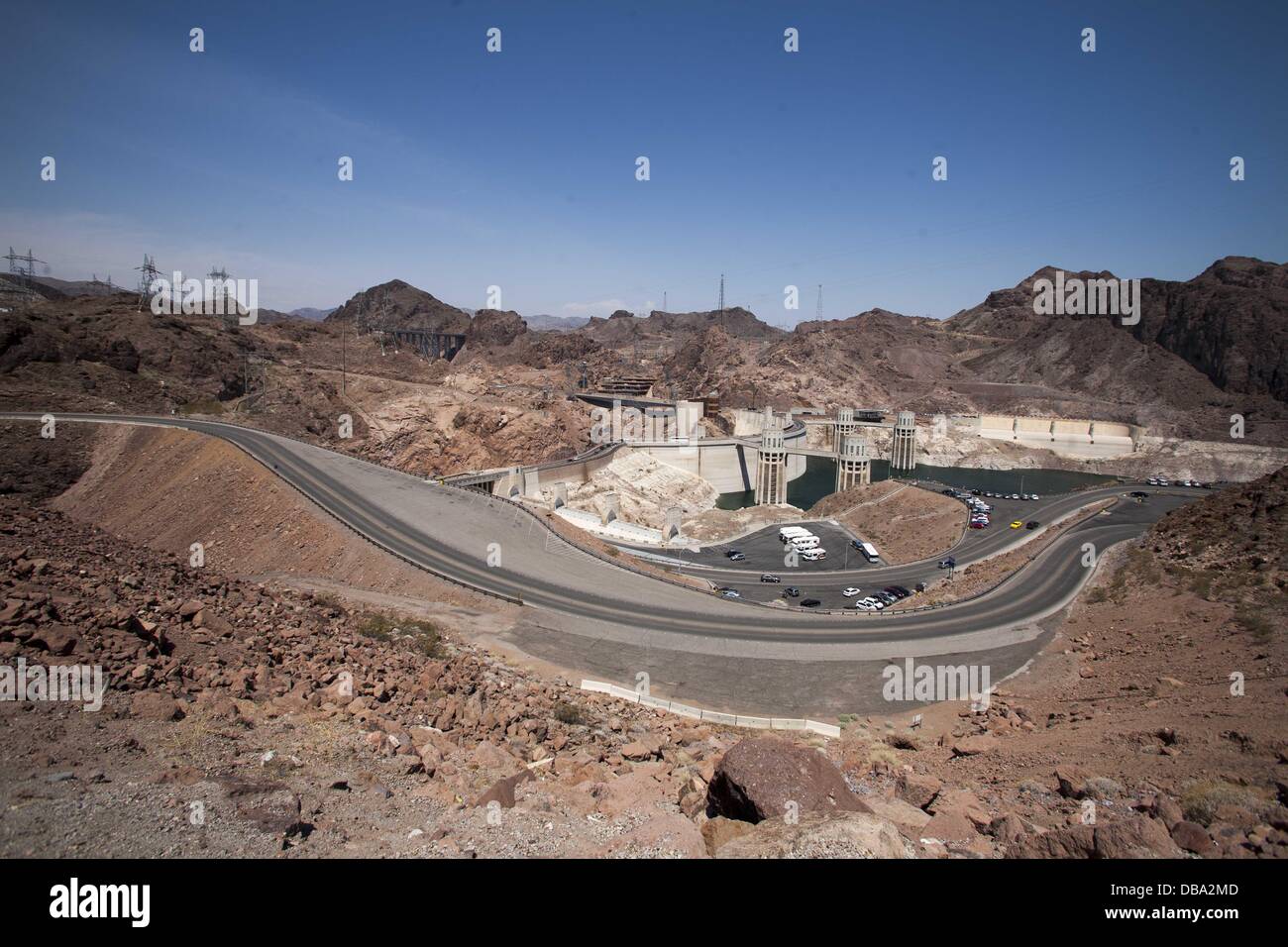 July 2, 2013 - Los Angeles, California, U.S - Hoover Dam, also known as ...