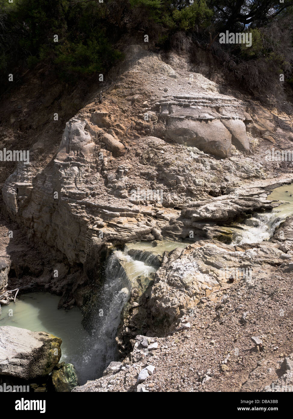 dh Wai O Tapu Thermal Wonderland WAIOTAPU NEW ZEALAND Lake Ngakoro ...