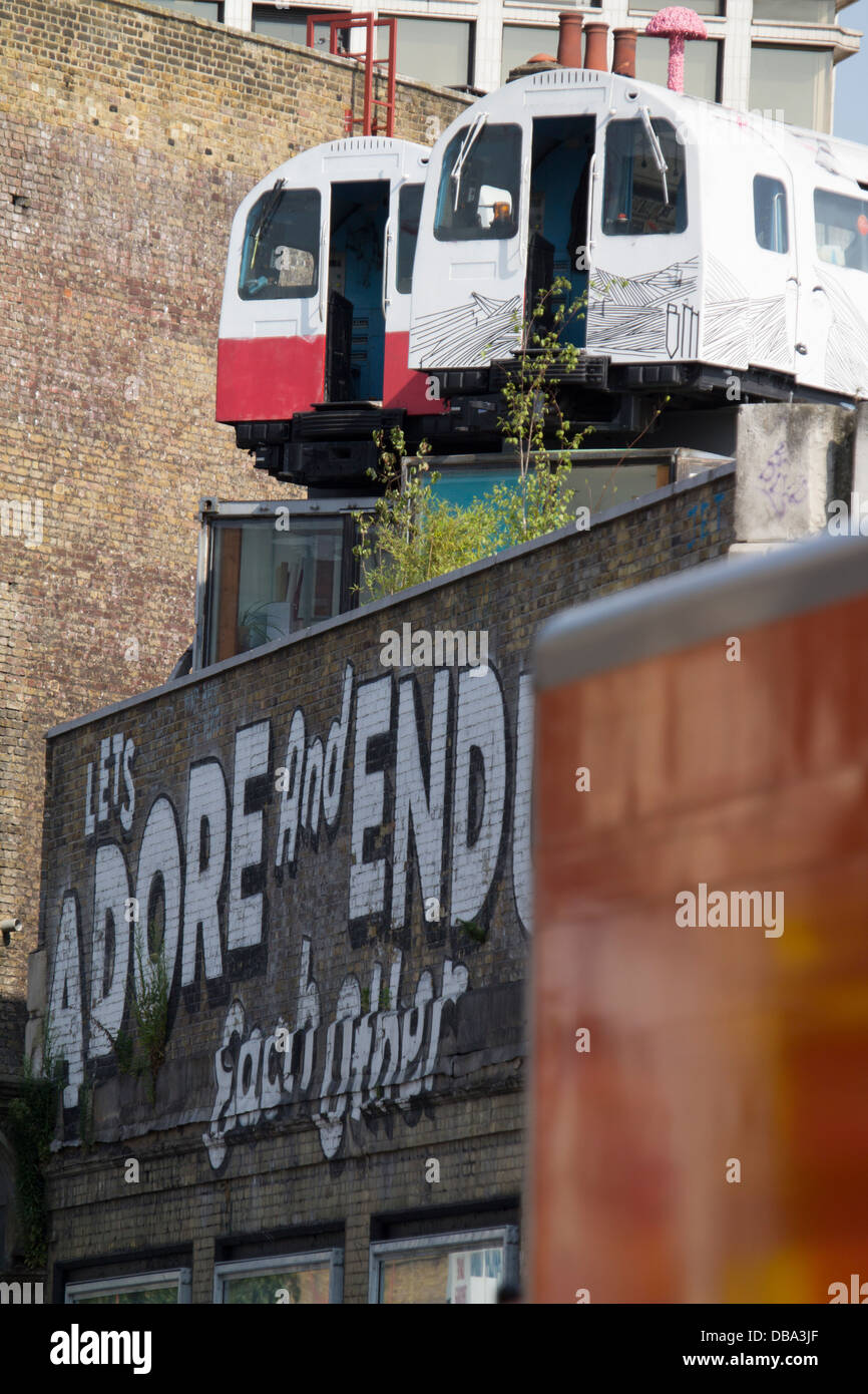 Village Underground in Shoreditch, London, UK — innovative office space ...