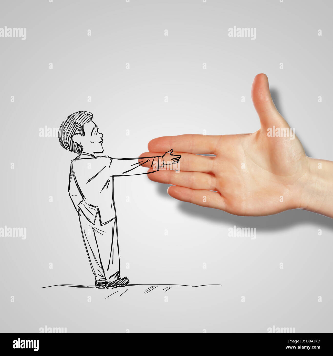 Man shaking human hand Stock Photo - Alamy